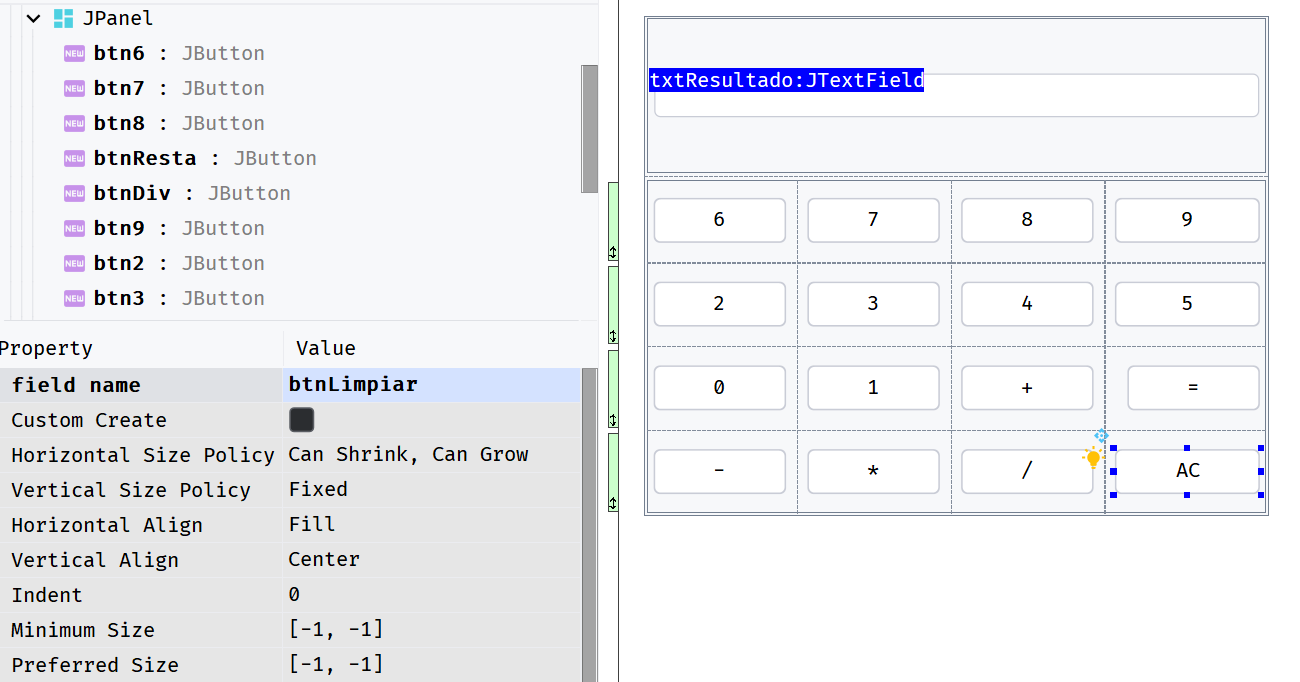 Iniciando el proyecto de la calculadora en Java | Programación Visual