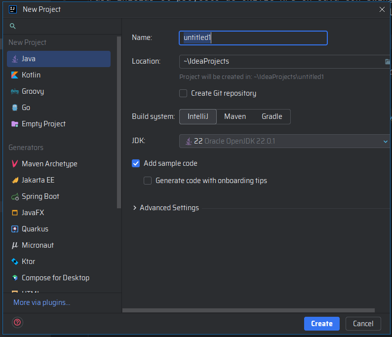 Creando el proyecto y la primera clase | UNITEC RPG