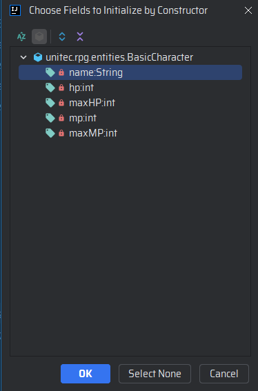 BasicCharacter | UNITEC RPG
